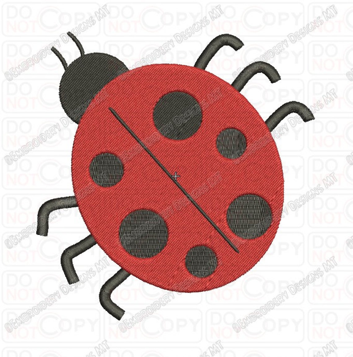 Mini Ladybug Embroidery Design in 1x1 2x2 3x3 4x4 and 5x7 - Etsy
