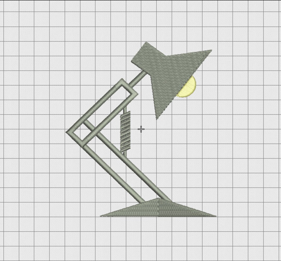 Desk Lamp Full Stitch Embroidery Design in 3x3 4x4 5x5 and 6x6 - Etsy