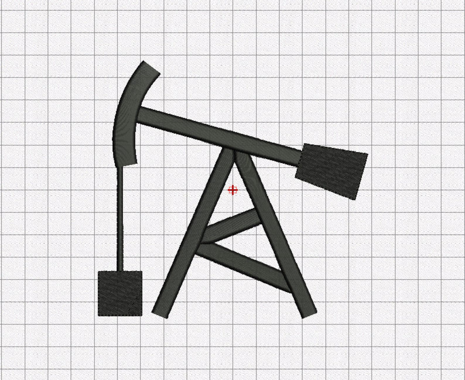 Oil Rig Embroidery Design in 2x2 3x3 4x4 5x5 and 6x6 Sizes - Etsy