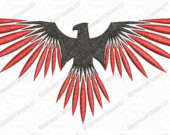 Bird White Accent Phoenix Embroidery Design in 3x3 4x4 and 5x7 | Etsy