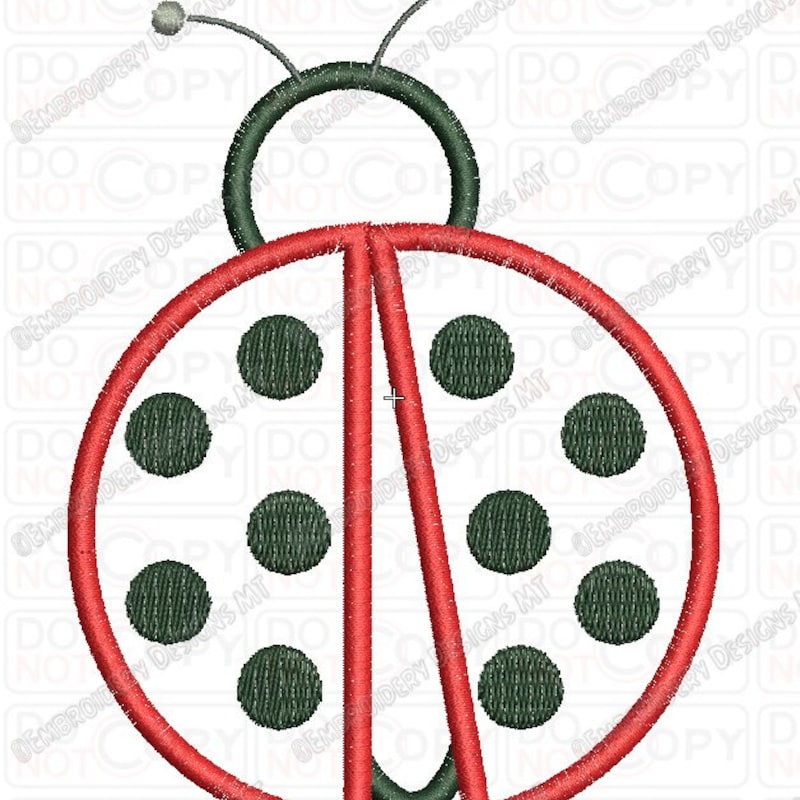 Ladybug Applique - Etsy