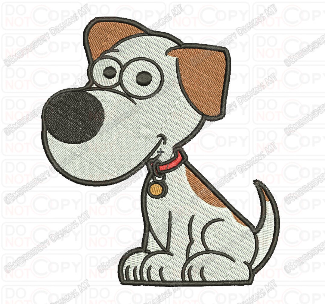 Dog Puppy Embroidery Design in 3x3 4x4 and 5x7 Sizes - Etsy