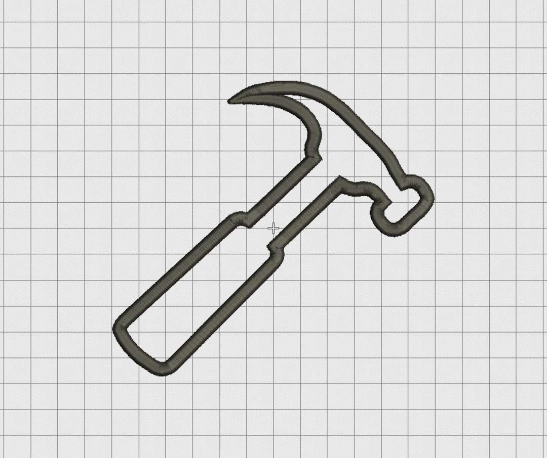 Hammer Applique Embroidery Design in 3x3 4x4 5x5 and 6x6 Sizes - Etsy
