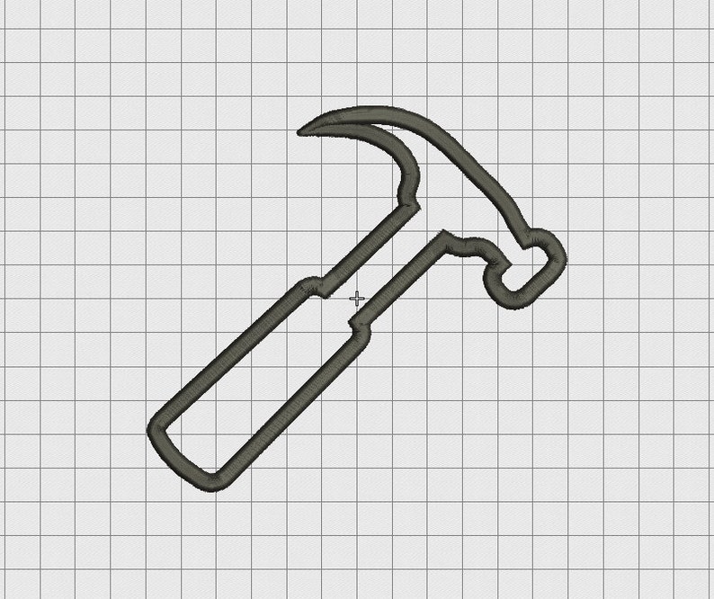 Hammer Applique Embroidery Design in 3x3 4x4 5x5 and 6x6 Sizes - Etsy