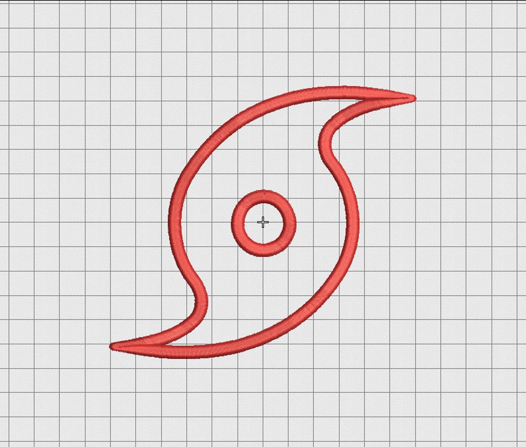 Hurricane Typhoon Symbol Applique Embroidery Design in 3x3 4x4 5x5 and ...