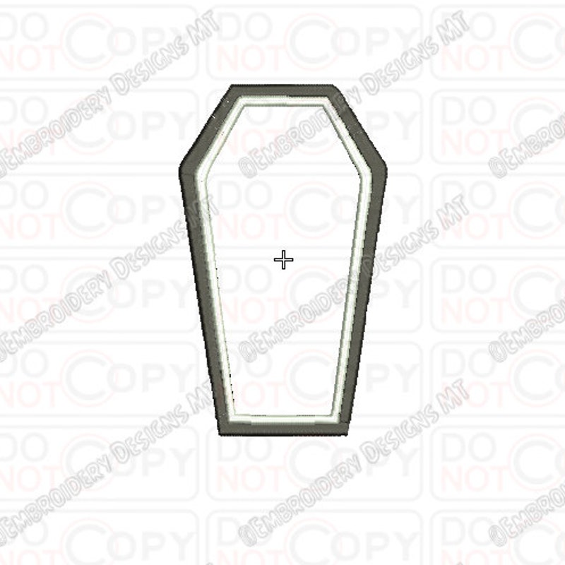 Embroidery Coffin Pattern - Etsy