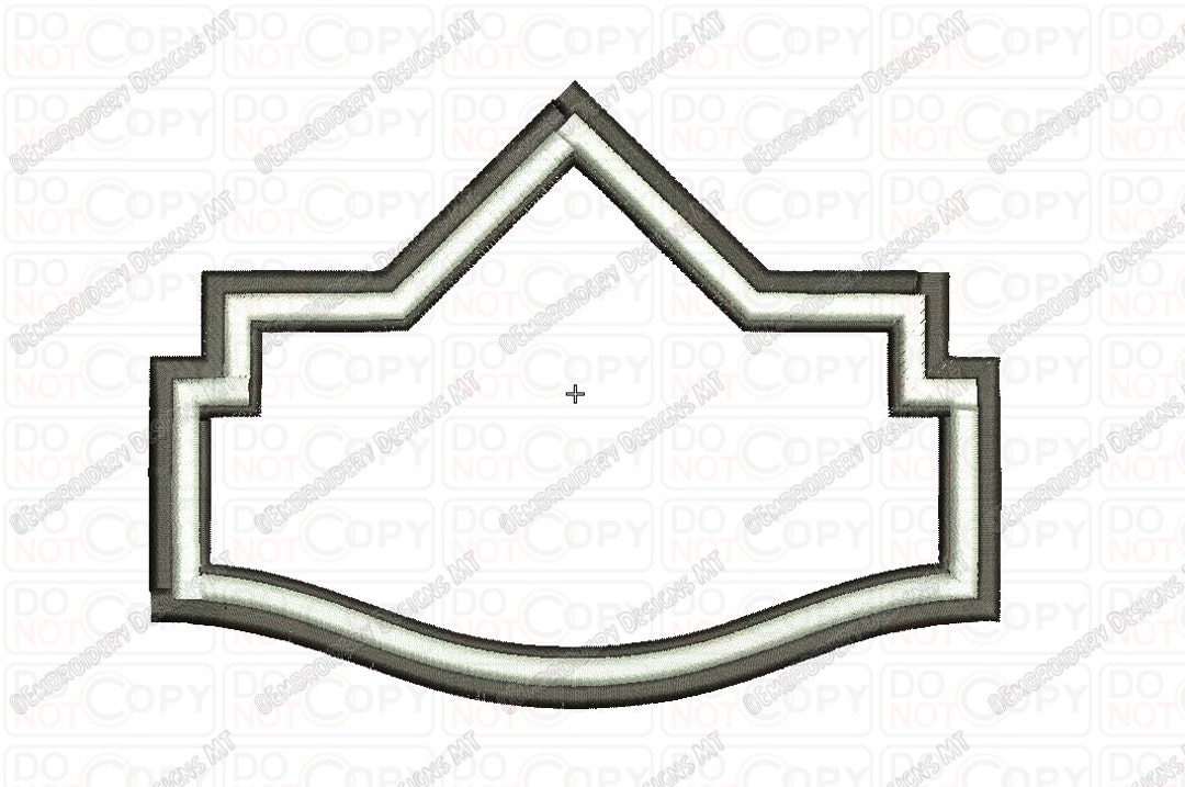 Sign Frame Border 2 Applique Embroidery Design in 3x3 4x4 and 5x7 Sizes ...