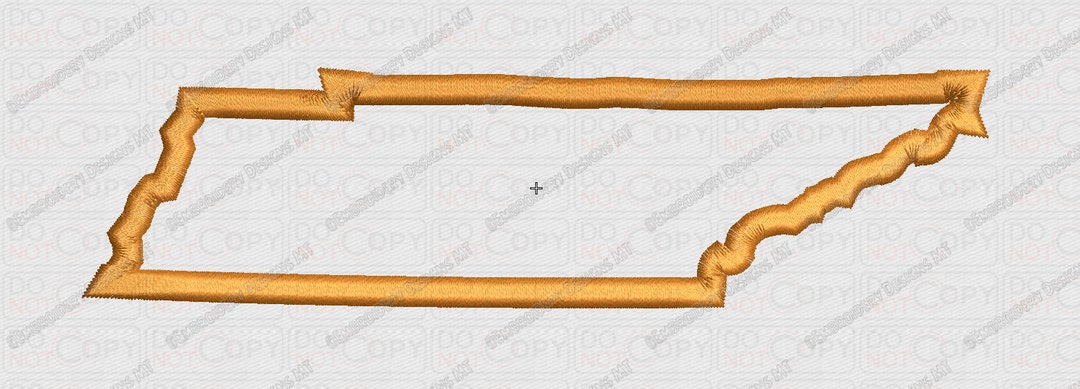 Tennessee State Applique Embroidery Design in 4x4 and 5x7 Sizes - Etsy