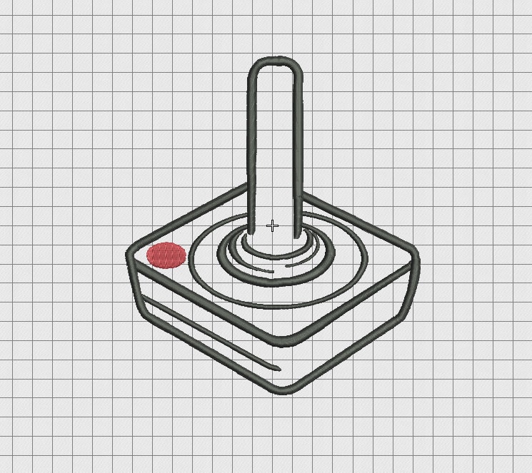 Atari Controller Drawing