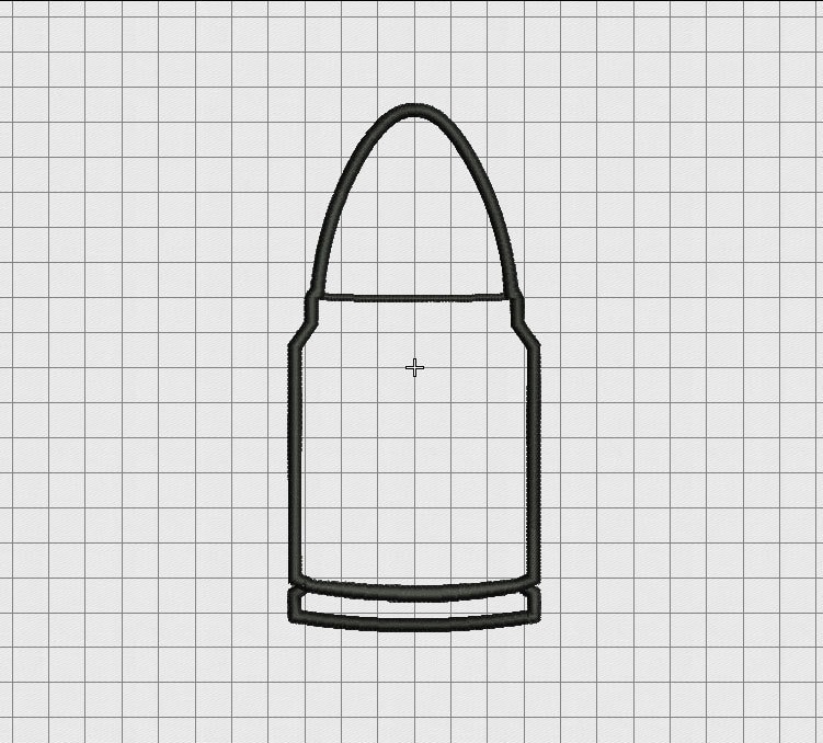 Bullet Applique Embroidery Design in 3x3 4x4 5x5 and 6x6 Sizes - Etsy