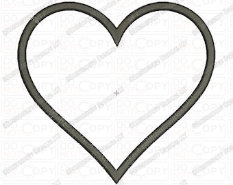 Pixel Heart Embroidery Design in 1x1 2x2 3x3 4x4 and 5x7 Sizes | Etsy