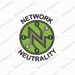 Network Neutrality Logo Embroidery Design With/without Text in 2x2 3x3 ...