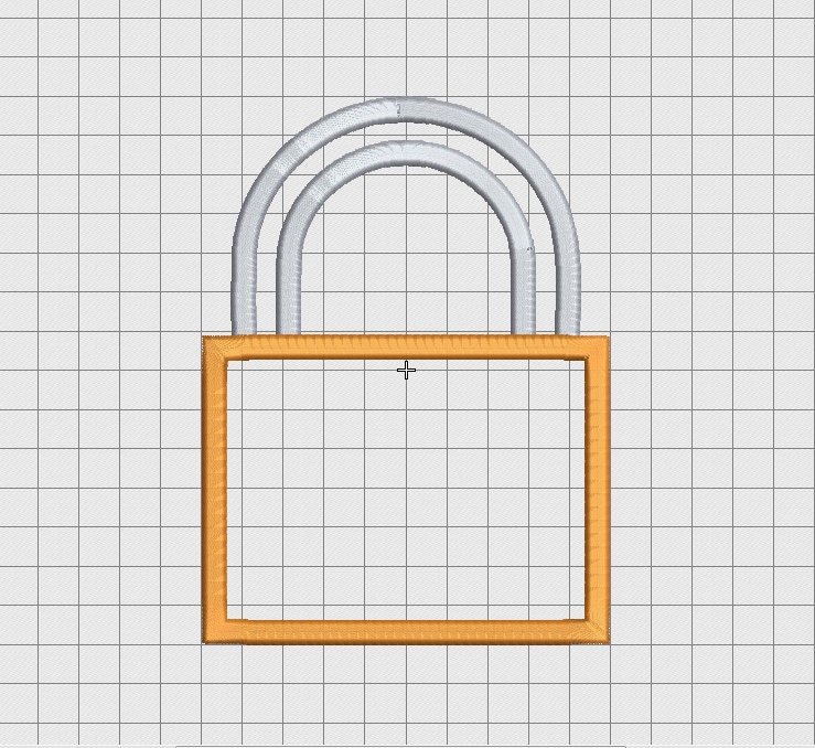 Padlock Shackle Applique Embroidery Design in 3x3 4x4 5x5 6x6 | Etsy