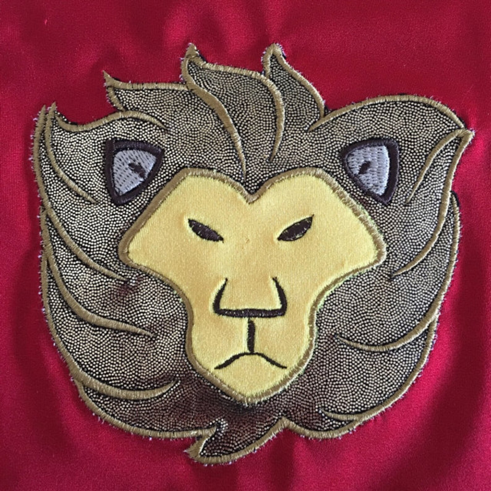Lion Head Mane 2 Layer Applique Embroidery Design in 3x3 4x4 - Etsy