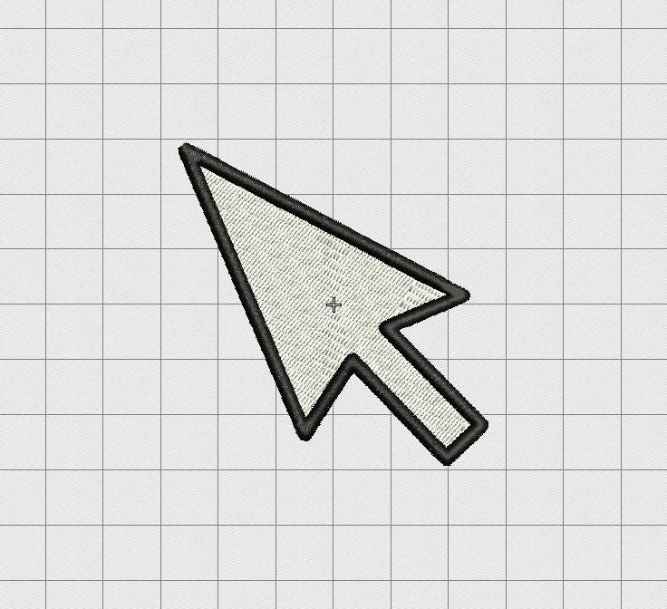 Computer Mouse Pointer Embroidery Design in 1x1 2x2 3x3 and | Etsy