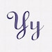 Fancy Swoop Font Machine Embroidery Design Upper and Lower Case ...