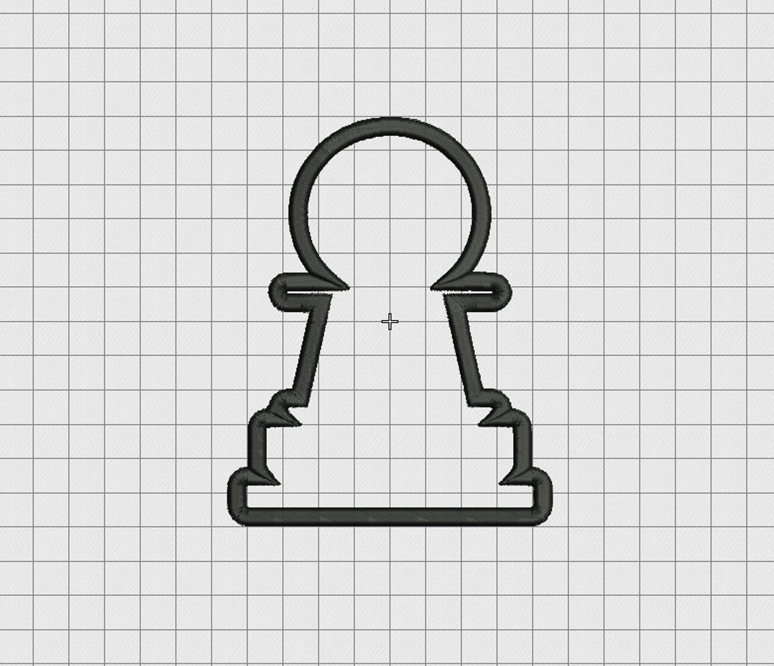 Chess Pawn Piece Applique Embroidery Design in 4x4 5x5 and 6x6 | Etsy