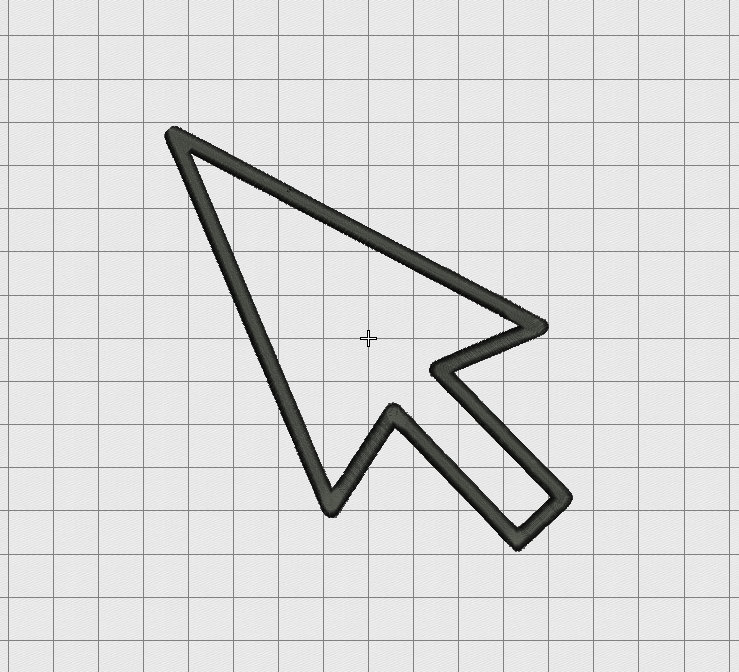 Computer Mouse Pointer Applique Embroidery Design in 3x3 4x4 | Etsy