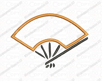 Hand Fan Embroidery - Etsy