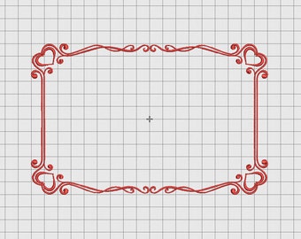 BUY 2, GET 1 FREE Western Rope Heart Machine Embroidery Design Rope ...