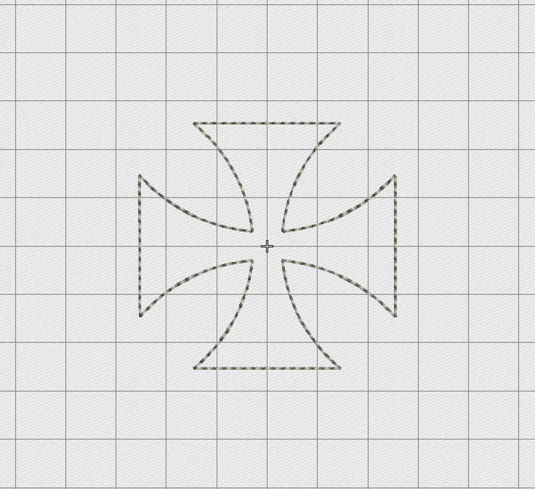 Cross Pattée Felt Embroidery Design in .5" .75" 1" 1.5" and 2" Sizes - Etsy