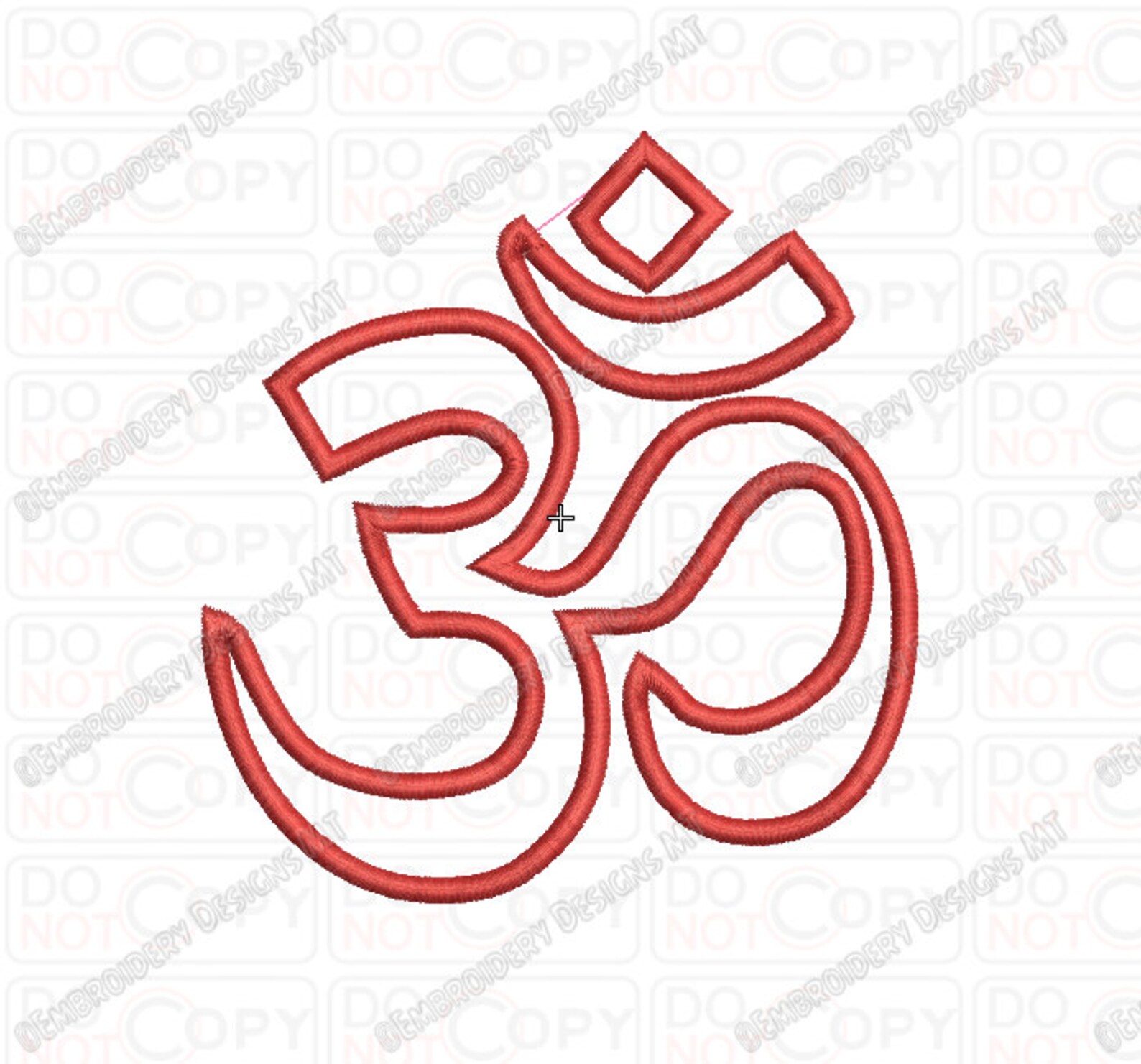 Om Hindu Hinduism Religious Symbol Applique Embroidery Design - Etsy