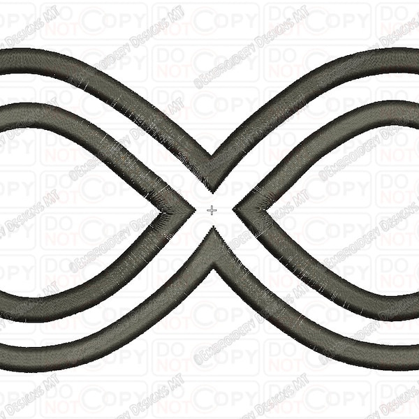 Infinity Symbol for Embroidery - Etsy