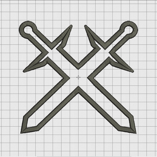 Sword Embroidery Design - Etsy