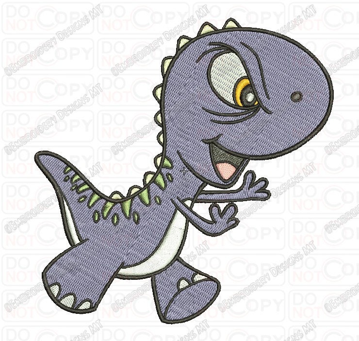 Baby T Rex Cartoon Tekening Cute T Rex Vector Art, Icons, And Graphics