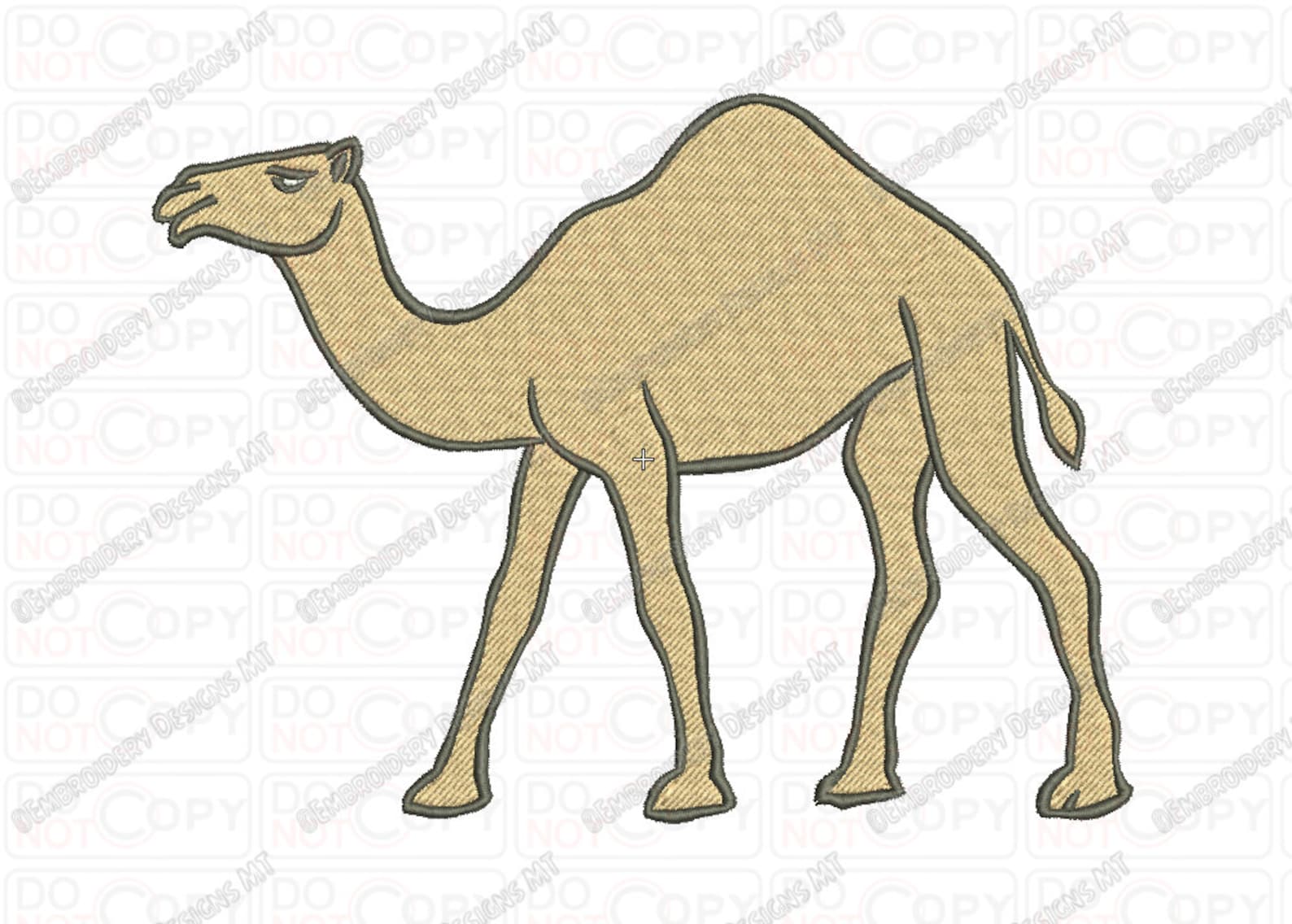Camel Basic Hump Embroidery Design in 3x3 4x4 and 5x7 Sizes - Etsy