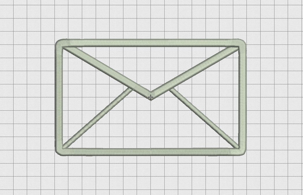 Mail Letter Envelope Applique Embroidery Design in 3x3 4x4 and - Etsy