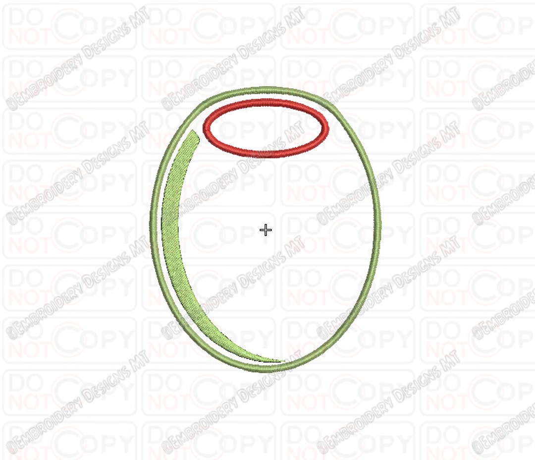 Olive Applique Embroidery Design in 3x3 4x4 and 5x5 Sizes - Etsy
