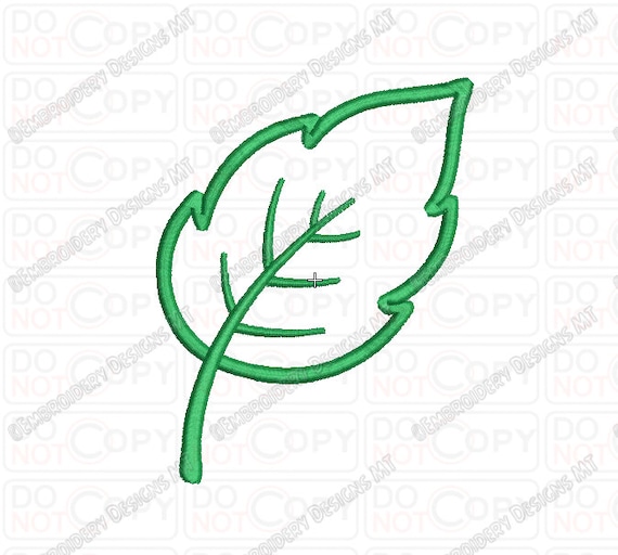 Tree Leaf Applique Embroidery Design in 3x3 4x4 and 5x7 Sizes | Etsy