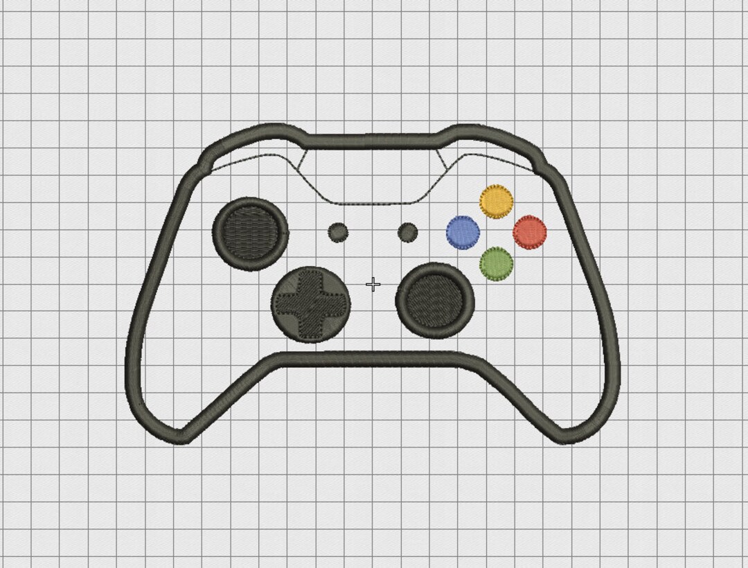 Video Game Controller Microsoft Xbox One XBONE Style Applique ...