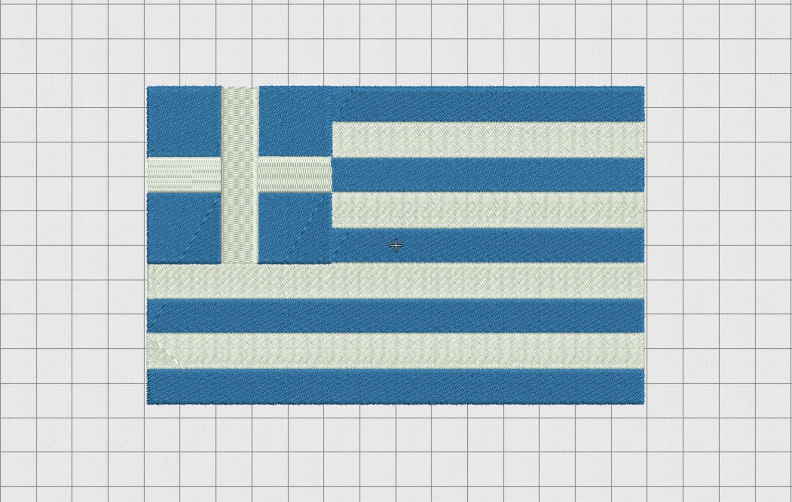 Greece Country Flag Embroidery Design in 2x2 3x3 4x4 and 5x7 Sizes - Etsy