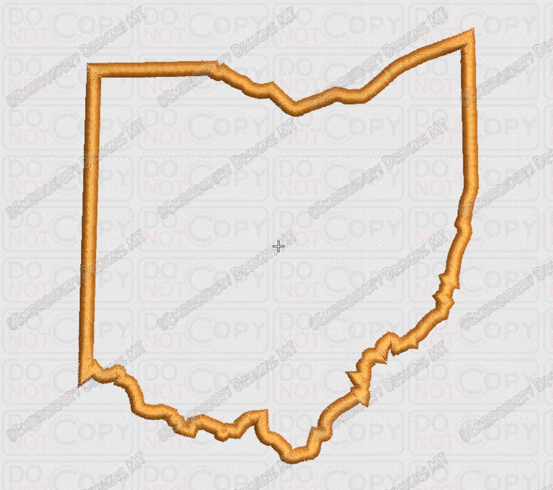 Ohio State Applique Embroidery Design in 4x4 and 5x7 Sizes - Etsy