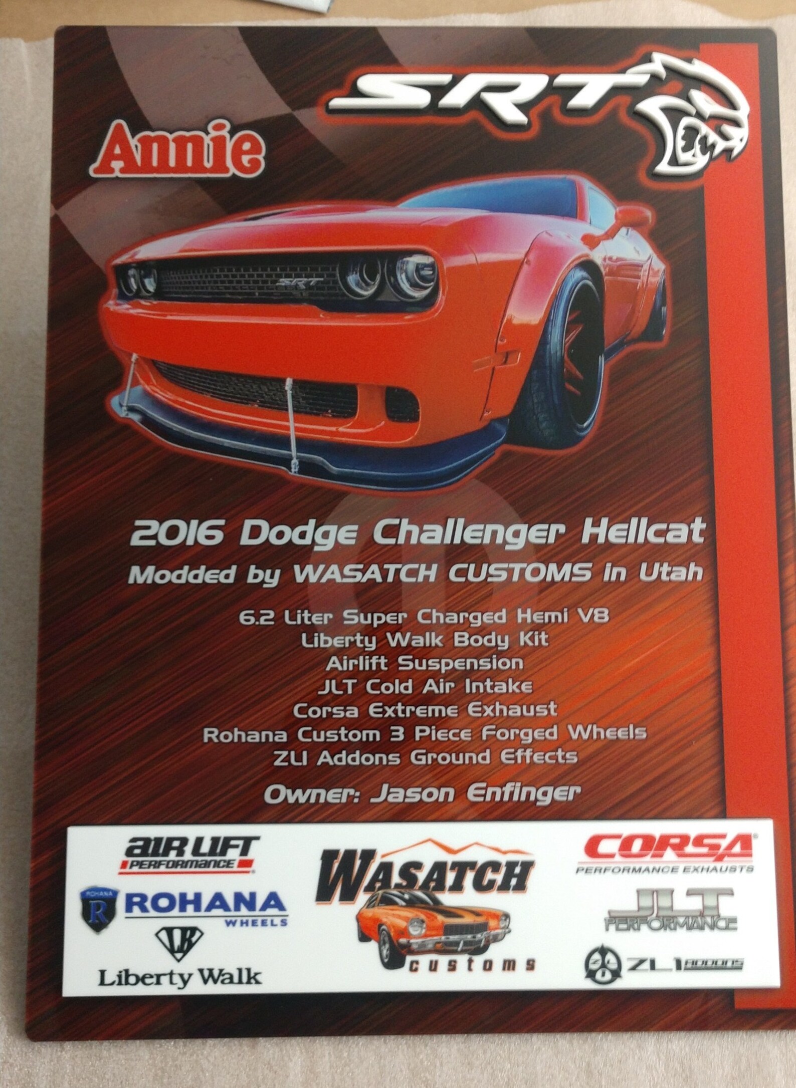 Acrylic 3D Show Car Display Sign - Etsy