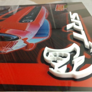 Acrylic 3D Show Car Display Sign - Etsy