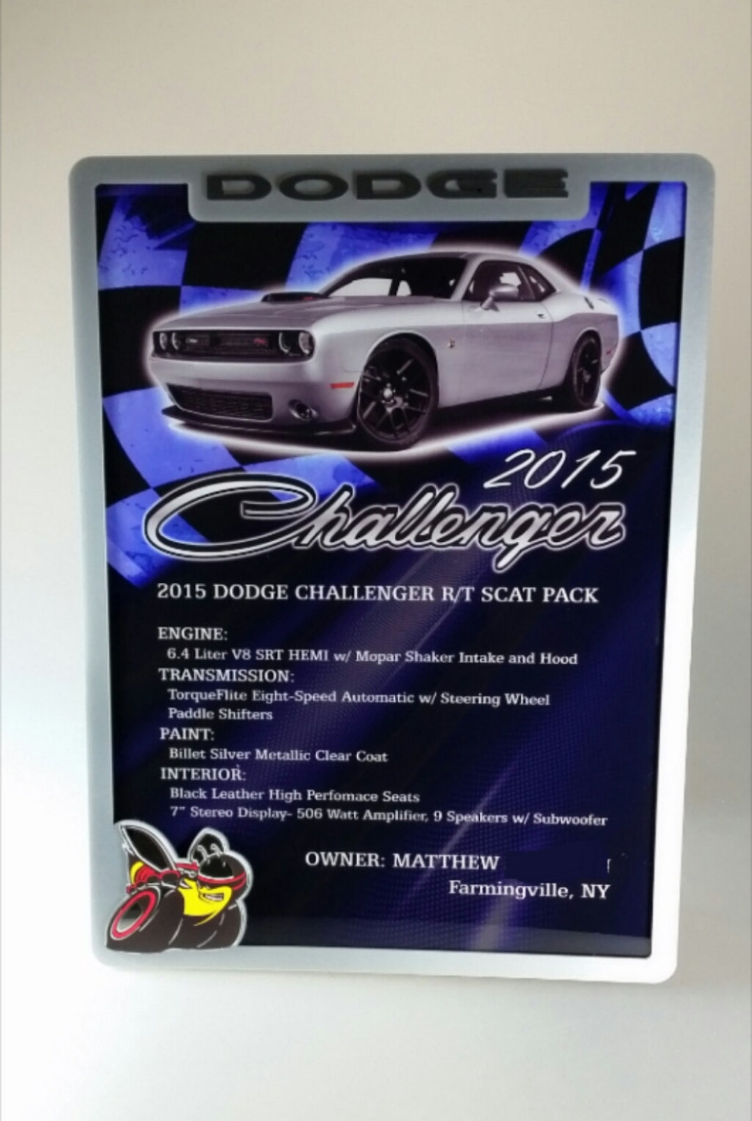 Acrylic 3D Show Car Display Sign - Etsy