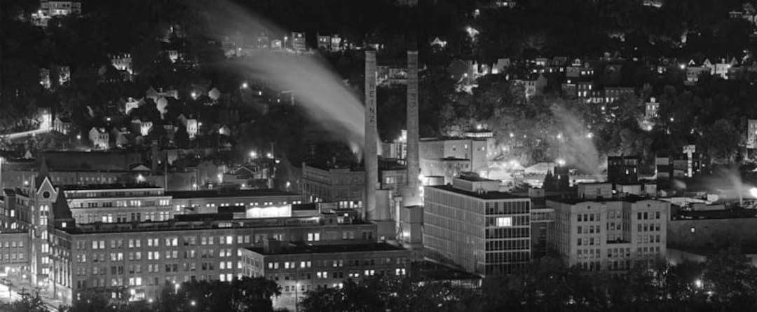 Heinz Factory Night View, Pittsburgh, Pennsylvania Free Matting - Etsy