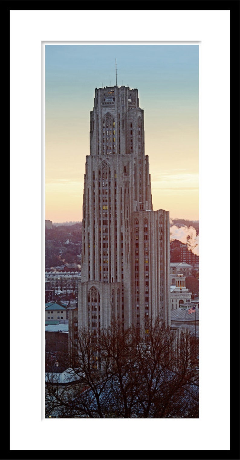 Cathedral of Learning Tower - University of Pittsburgh Oakland Landmark ...