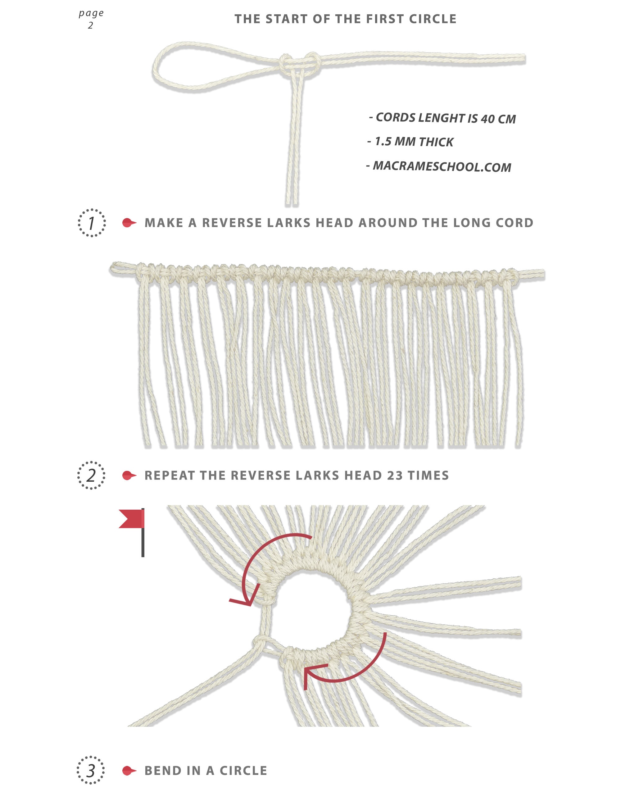 Macrame Snowflake PDF Tutorial for Beginners.(pdf Download by Macrame ...