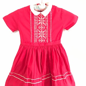 1950’s, 1960’s, Peter Pan Collar, Embroidered, Full Circle, Pleated ...