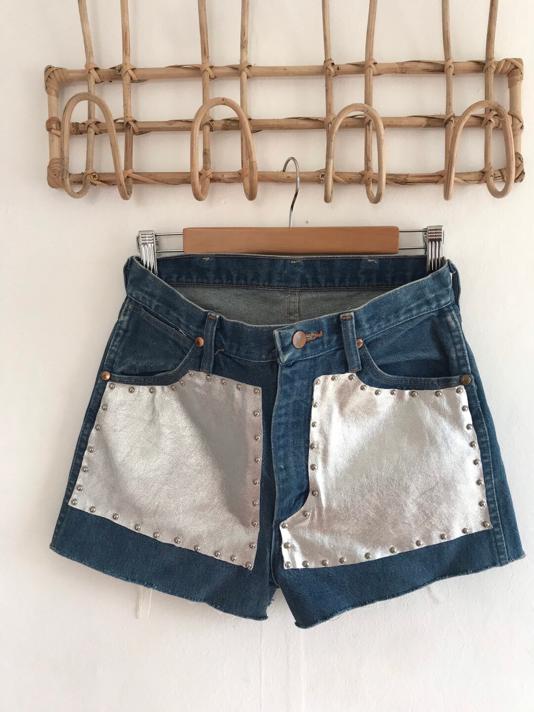 1990’s, 90’s, Vintage Wrangler Jean Cutoffs, 28”, High Rise, Custom ...