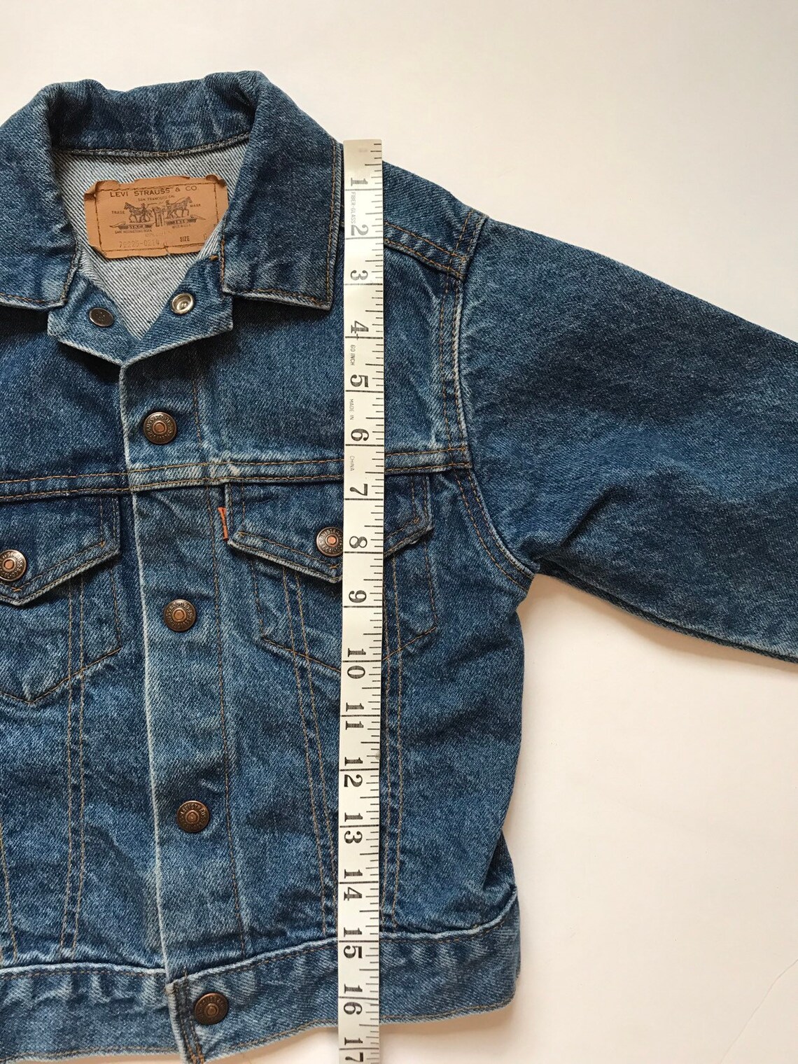 Vintage Levis Trucker Jacket, Made in Usa, Orange Tab Levis Jacket ...