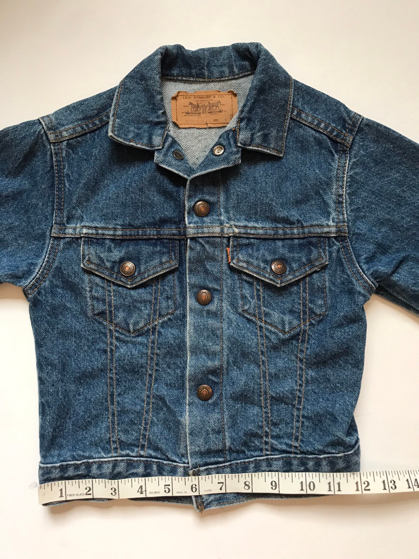 Vintage Levis Trucker Jacket, Made in Usa, Orange Tab Levis Jacket ...
