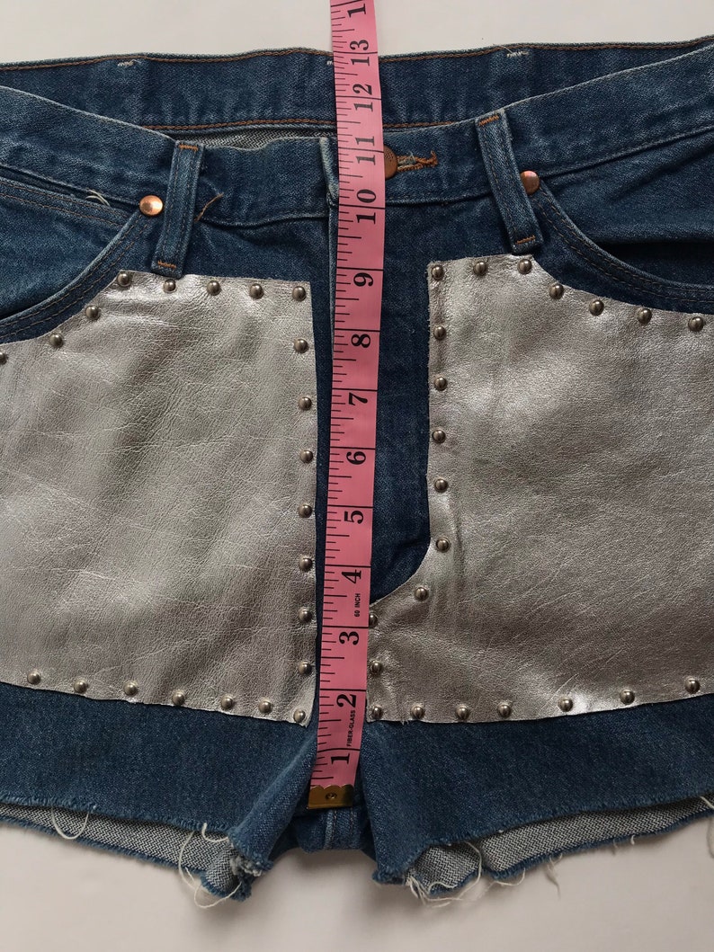1990’s, 90’s, Vintage Wrangler Jean Cutoffs, 28”, High Rise, Custom ...