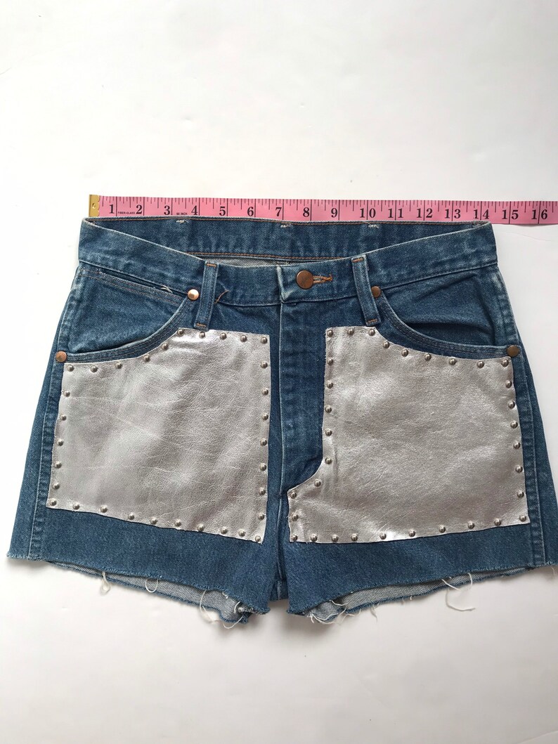 1990’s, 90’s, Vintage Wrangler Jean Cutoffs, 28”, High Rise, Custom ...