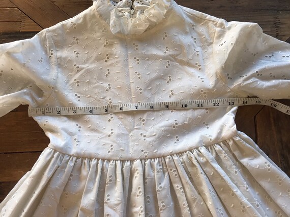 1960’s, 1970’s, vintage girls eyelet dress, white eye… - Gem