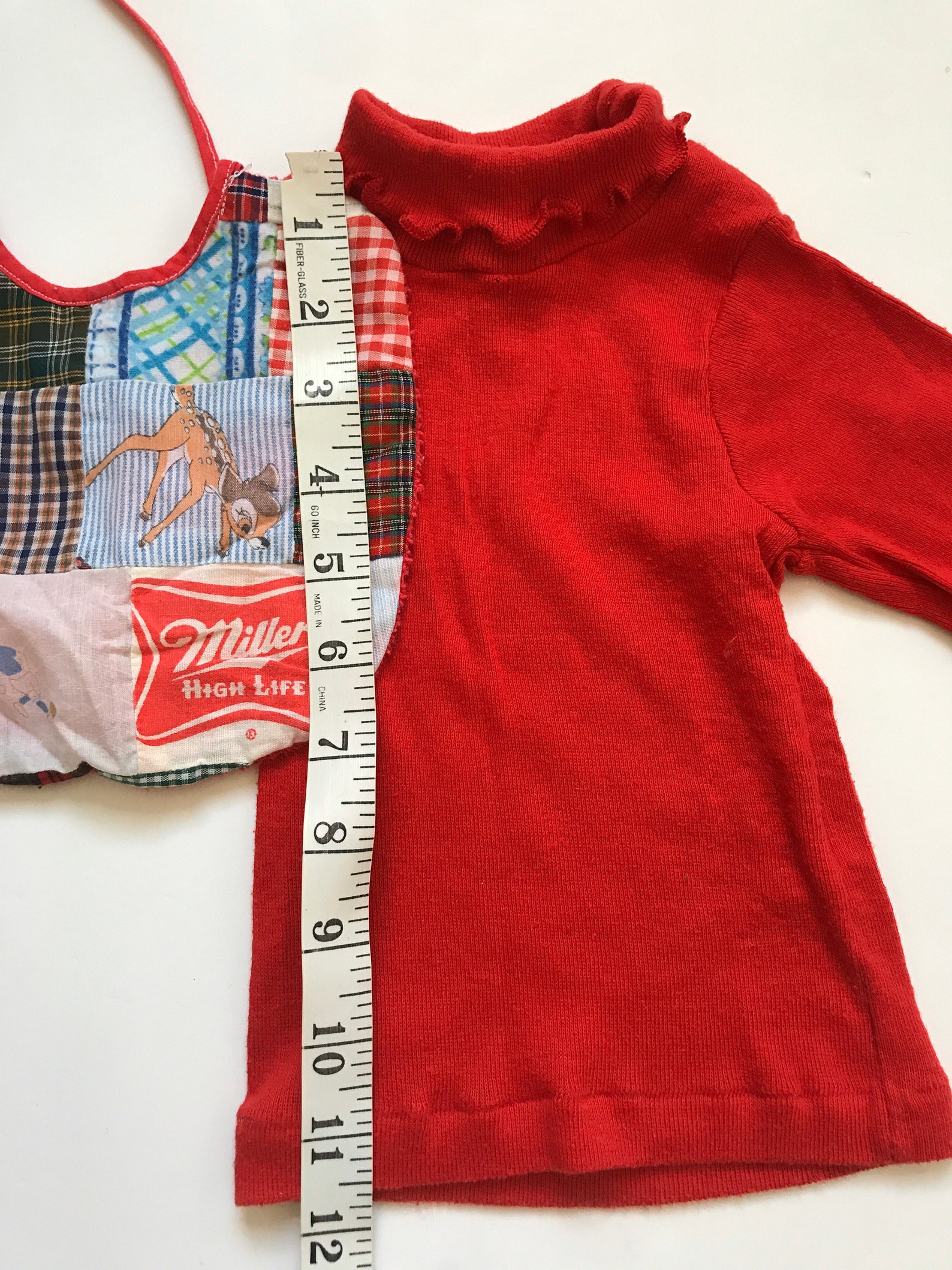 1970's Handmade Miller High Life Bib Patchwork Bib | Etsy